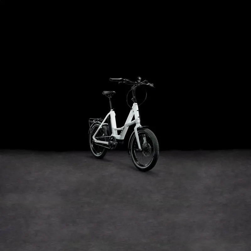 2023 Cube Compact Hybrid 500 Electric Hybrid Bike - Grey/White