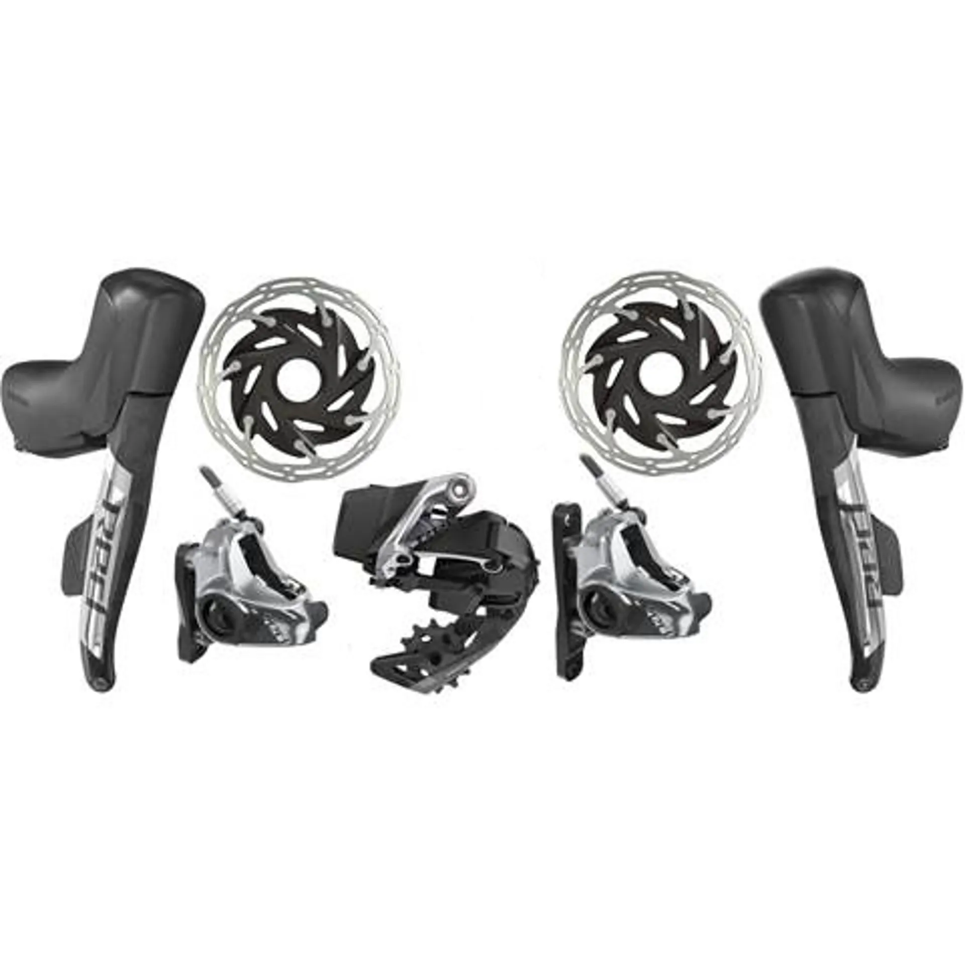 SRAM Red eTap AXS 1X Electronic HRD FM Groupset CL Rotors