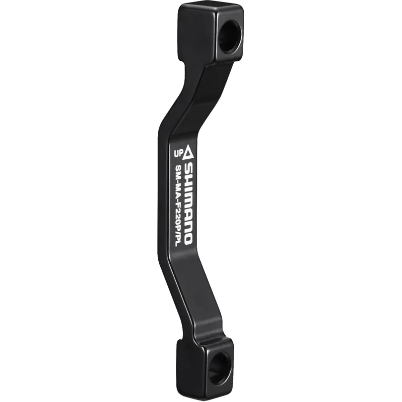 Shimano Adapter for Post Type Calliper for 203mm Post Fork Mount to 220mm Rotor Black