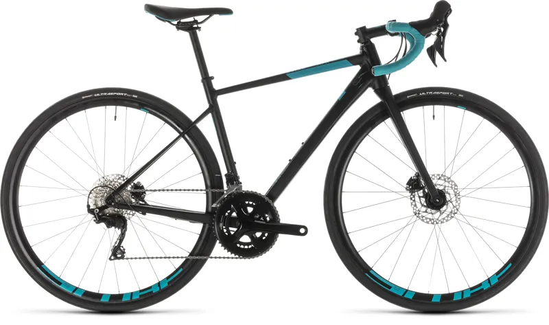 2019 Cube Axial Ws Race Disc Womens Road Bike Black Dark Mint