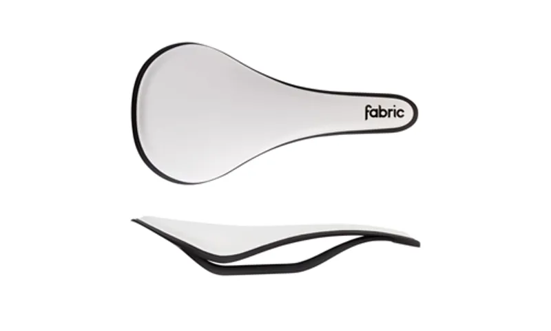 Fabric Alm Shallow Ultimate 142mm Mens Saddle - White/Black