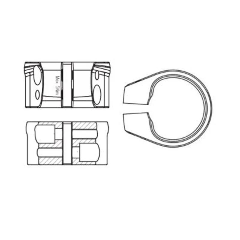 Giant D-Fuse Seat Clamp DFSC01-501 / 1722-DFORM0-03