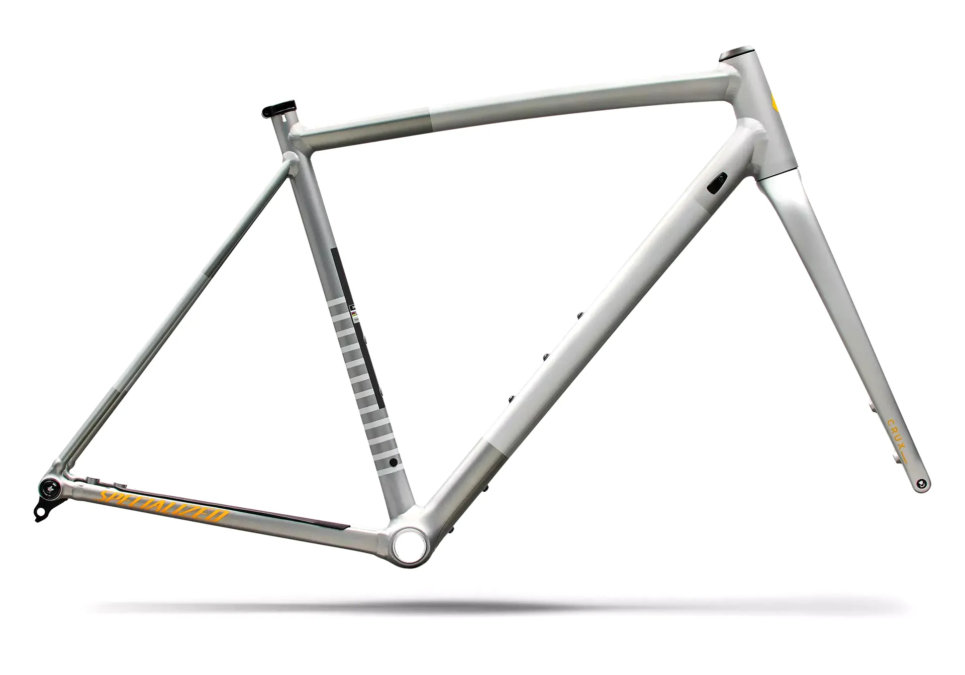 2026 Specialized Crux DSW Gravel Bike Frameset - Shadow Silver