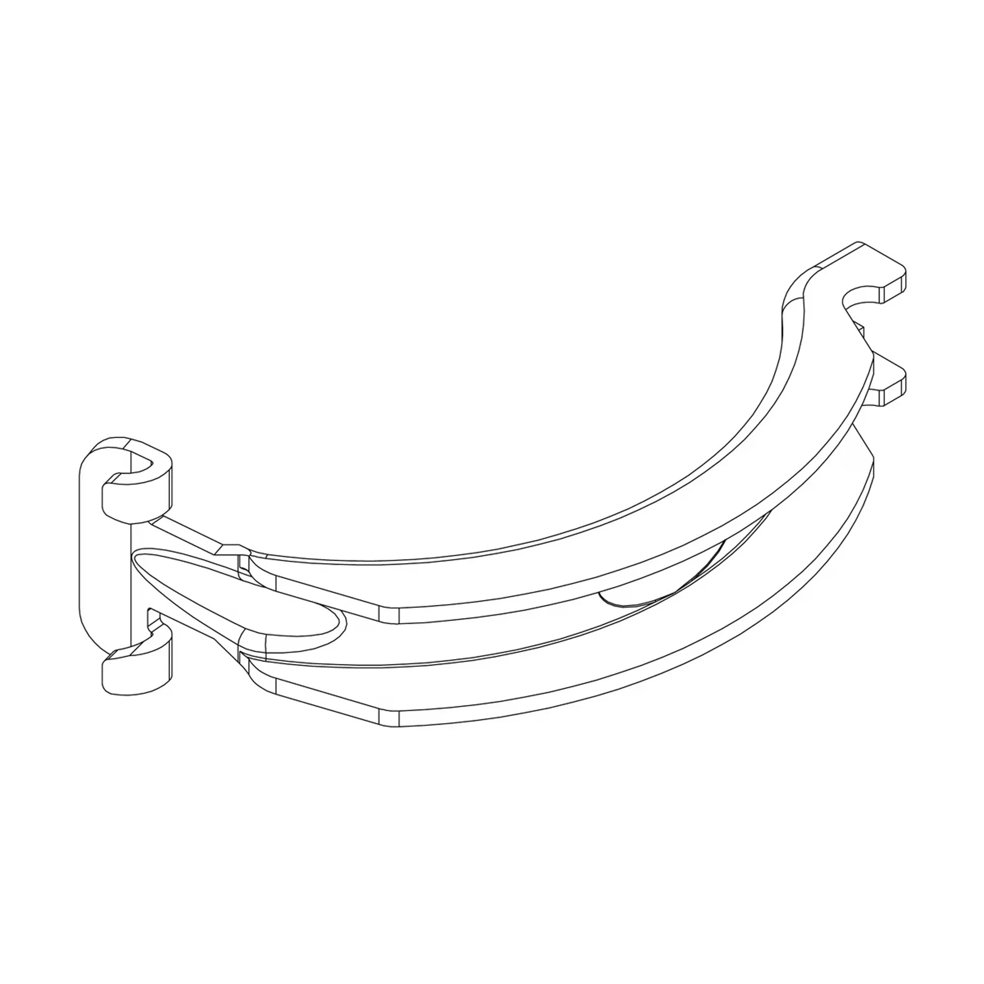 Thule 50552 Square Bar Adapter for ProRide Roof-Mounted Bike Rack