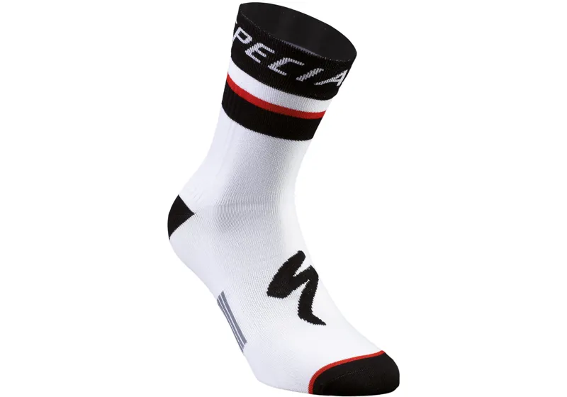 Specialized RBX Comp Logo Summer Sock - White/Black