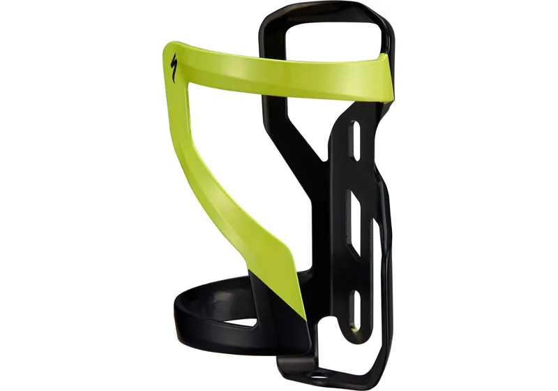 Specialized Zee Cage II Left Bottle Cage Matte Black Hyper Green
