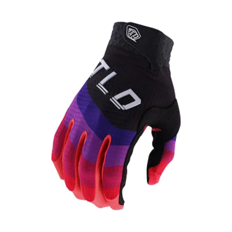 Troy Lee Designs Air Mountain Bike Glove Reverb Black Glo Red