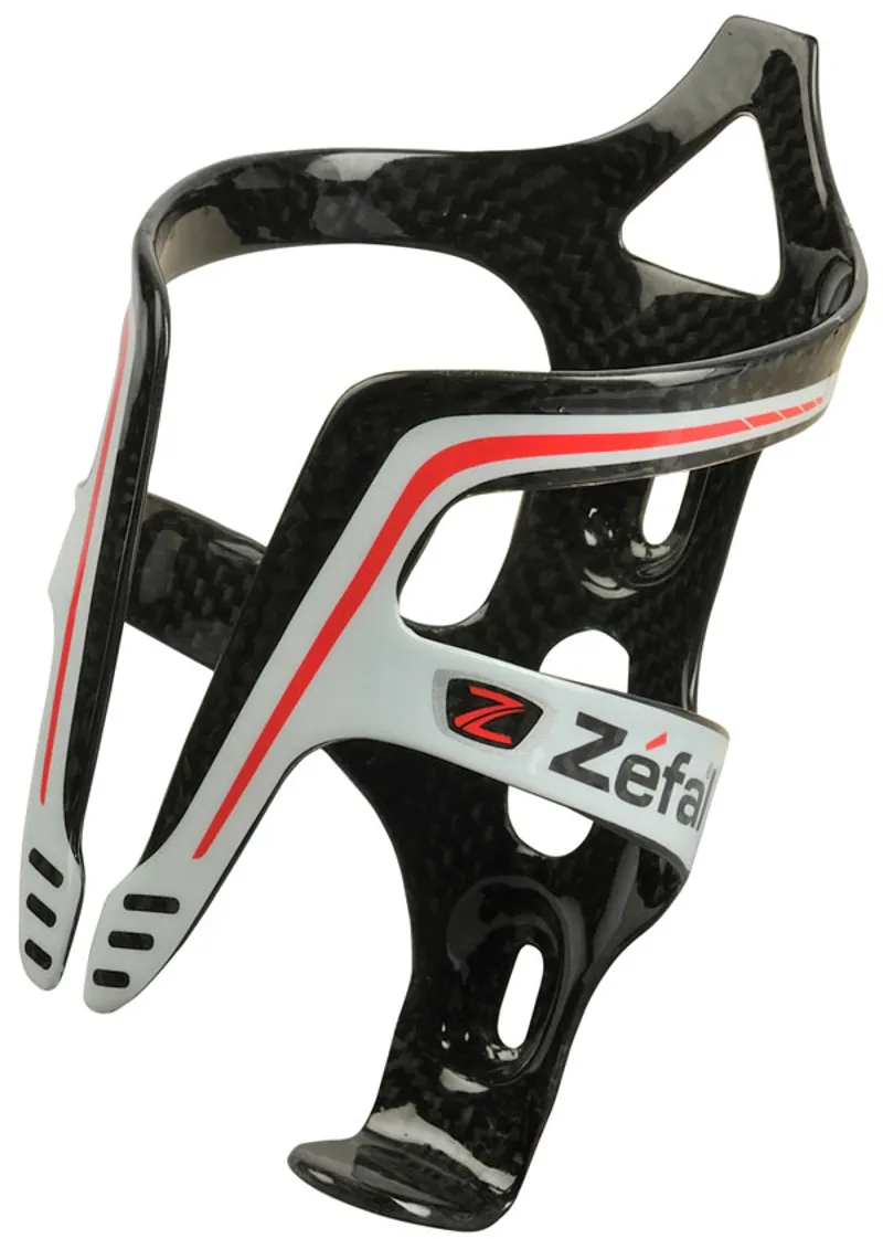 Zefal Pulse Carbon Bottle Cage - Black/White/Red
